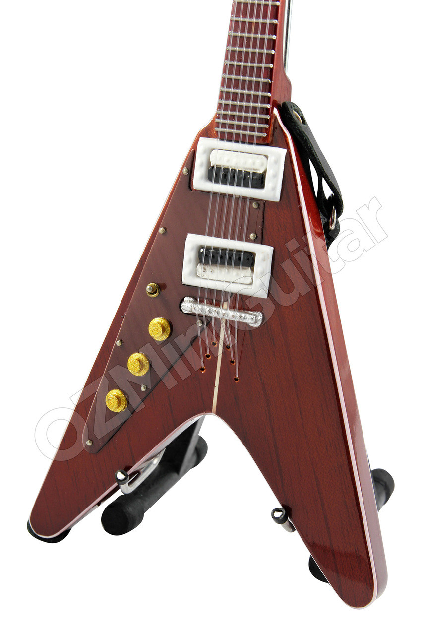 Miniature Guitar Albert King Flying V - OZMiniGuitar