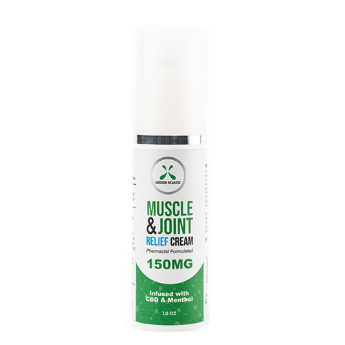 GREEN ROADS | MUSCLE & JOINT RELIEF CREAM | 1OZ - vapesale247 GREEN ROADS | MUSCLE & JOINT RELIEF CREAM | 1OZ - vapesale247