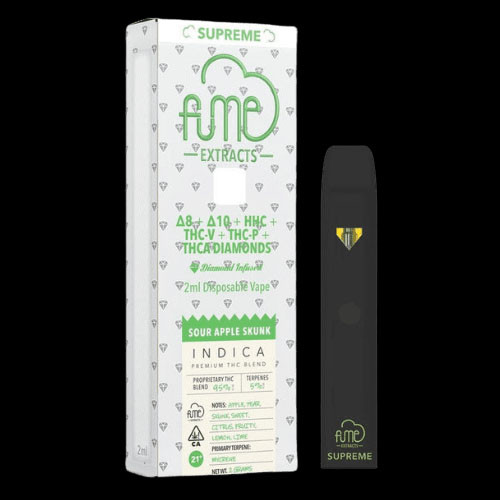 FUME EXTRACTS Supreme Blend 2g Disposable Vape | Display of 5 - vapesale247