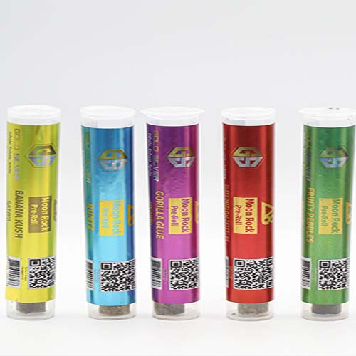 Gold Silver Delta 8 Moonrock Preroll | Display of 10 - vapesale247