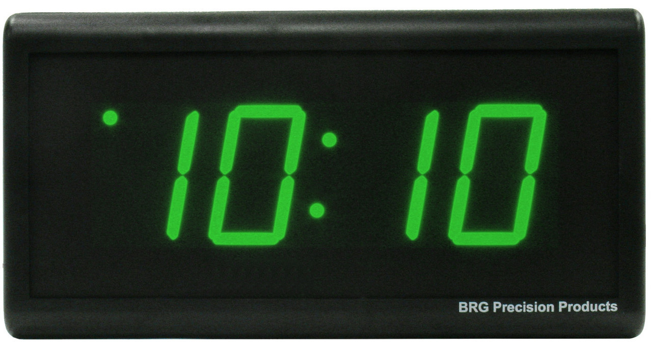 Digital Wall Clock with Green Digits - Accurate for 20 Years