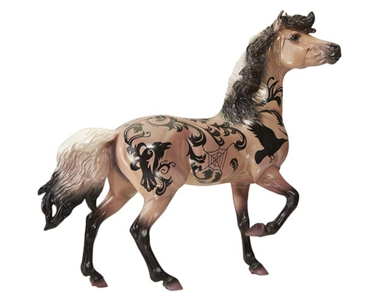 Breyer Horses Nevermore 2018 Halloween Horse 1:9 Traditional Scale 1800 ... Breyer Horses Nevermore 2018 Halloween Horse 1:9 Traditional Scale 1800 ...