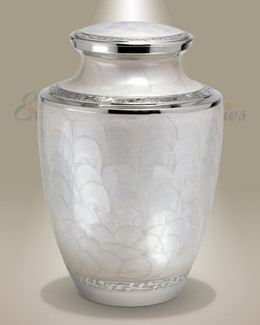 Women's cremation urns and feminine styled memorial urns for ashes