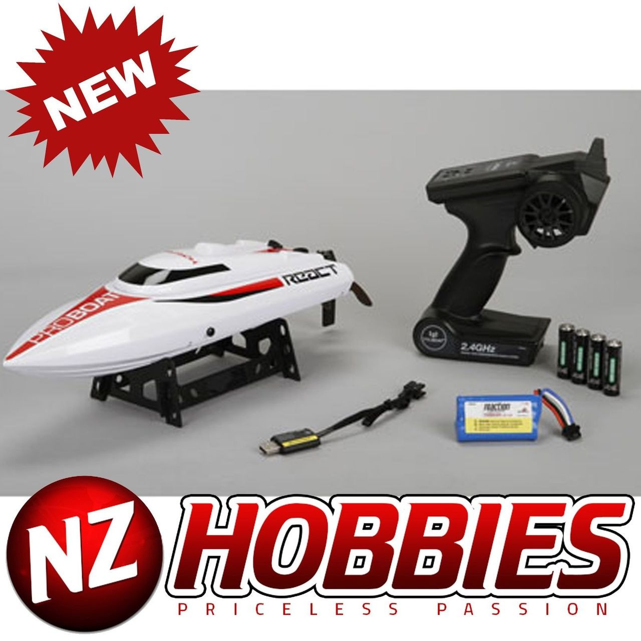 Pro Boat PRB08024 React 17 Self-Righting Deep-V Brushed:RTR - NZ HOBBIES