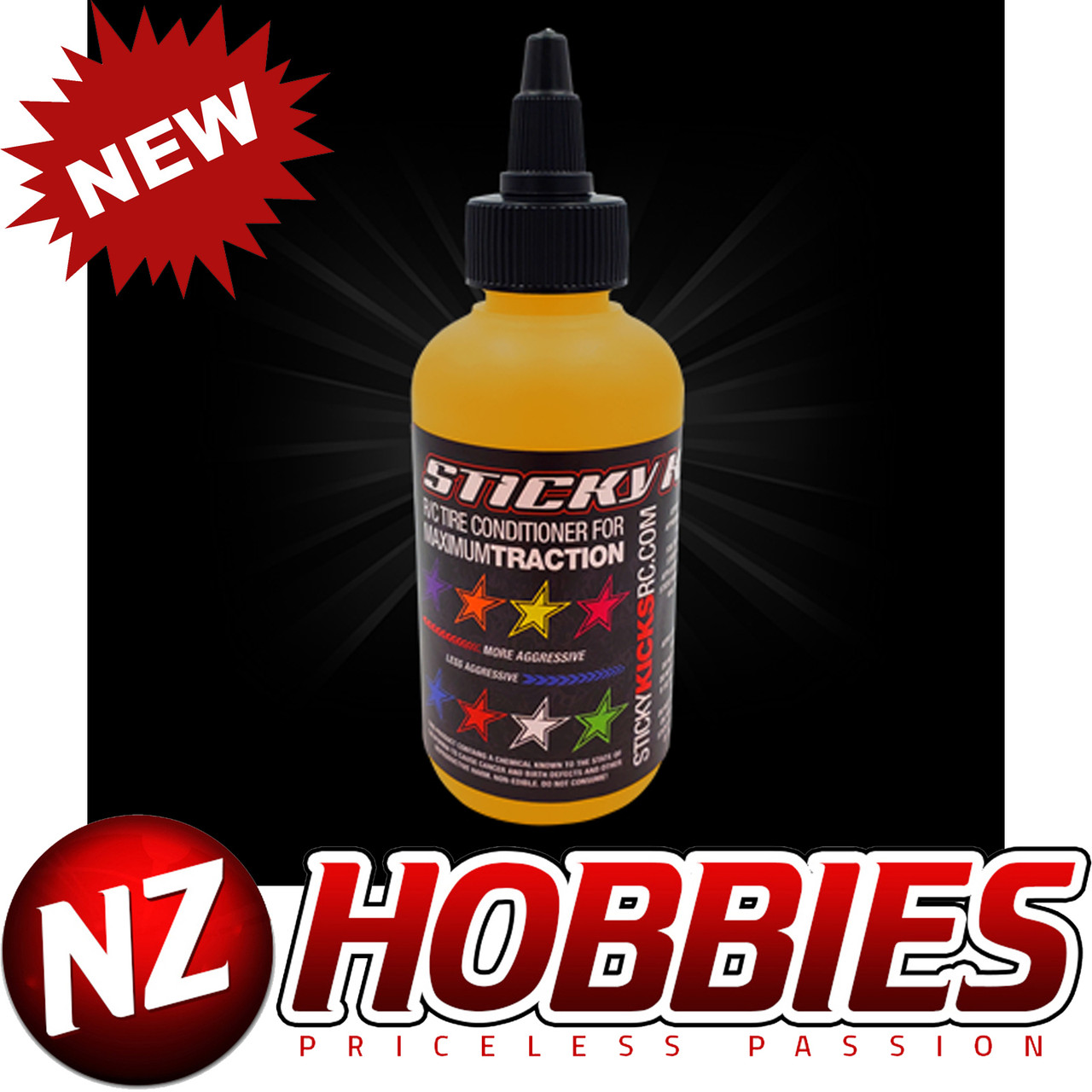 Sticky Kicks Tire Sauce GOLD 4oz Traction Compound # SKGOLD - NZ HOBBIES