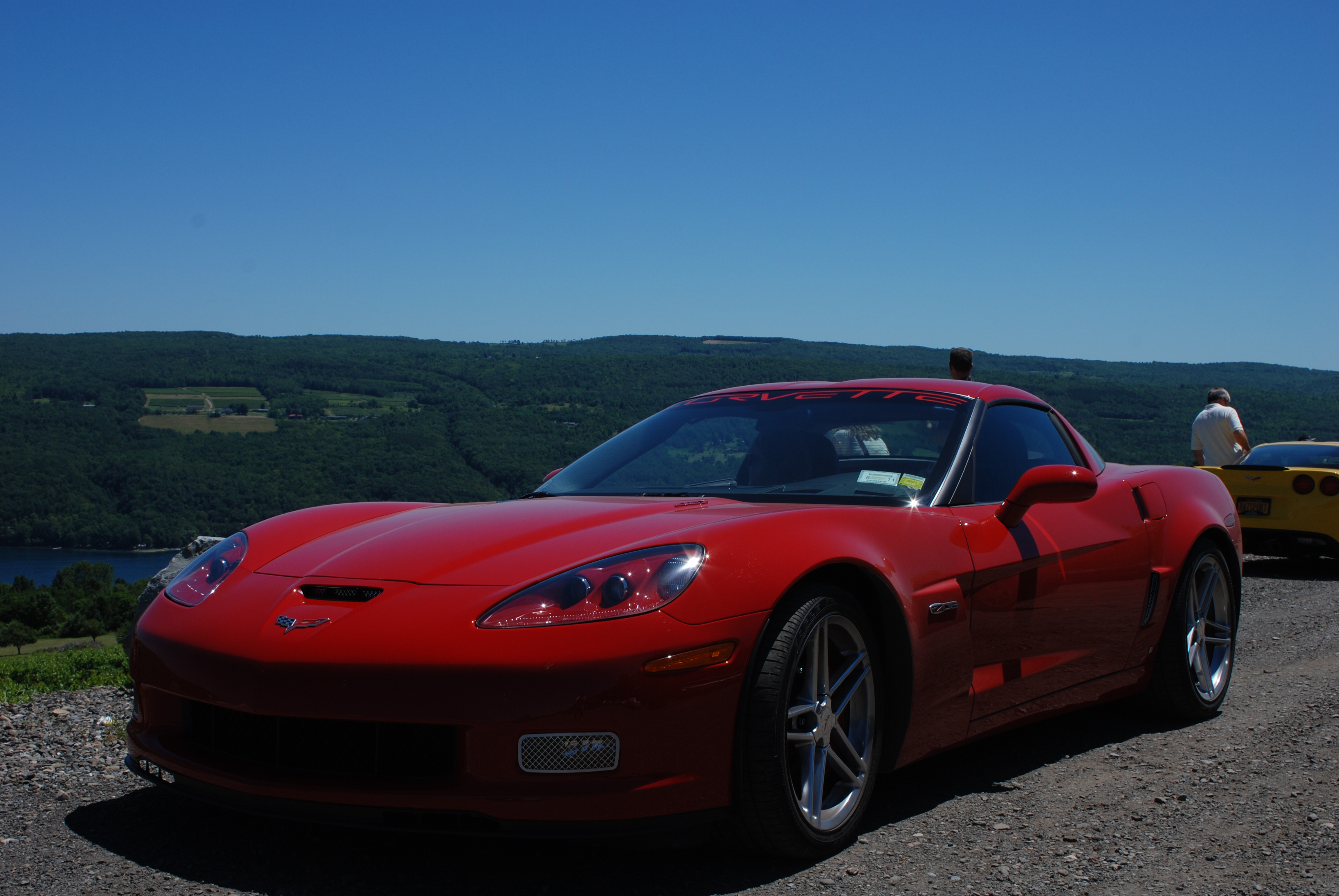 1967 Marina Blue Roadster & 2008 Victory Red Z06 - Gary M. - Castleton ...