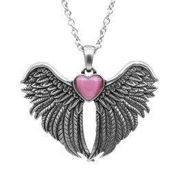Love In Flight Heart and Wings Necklace - Controse