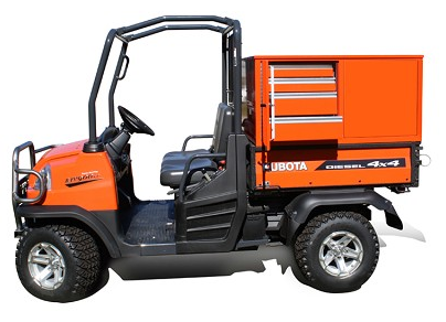 Challenger Kubota RTV 900/1100 24" Utility Bed Cap w/ Side Tool Boxes ...