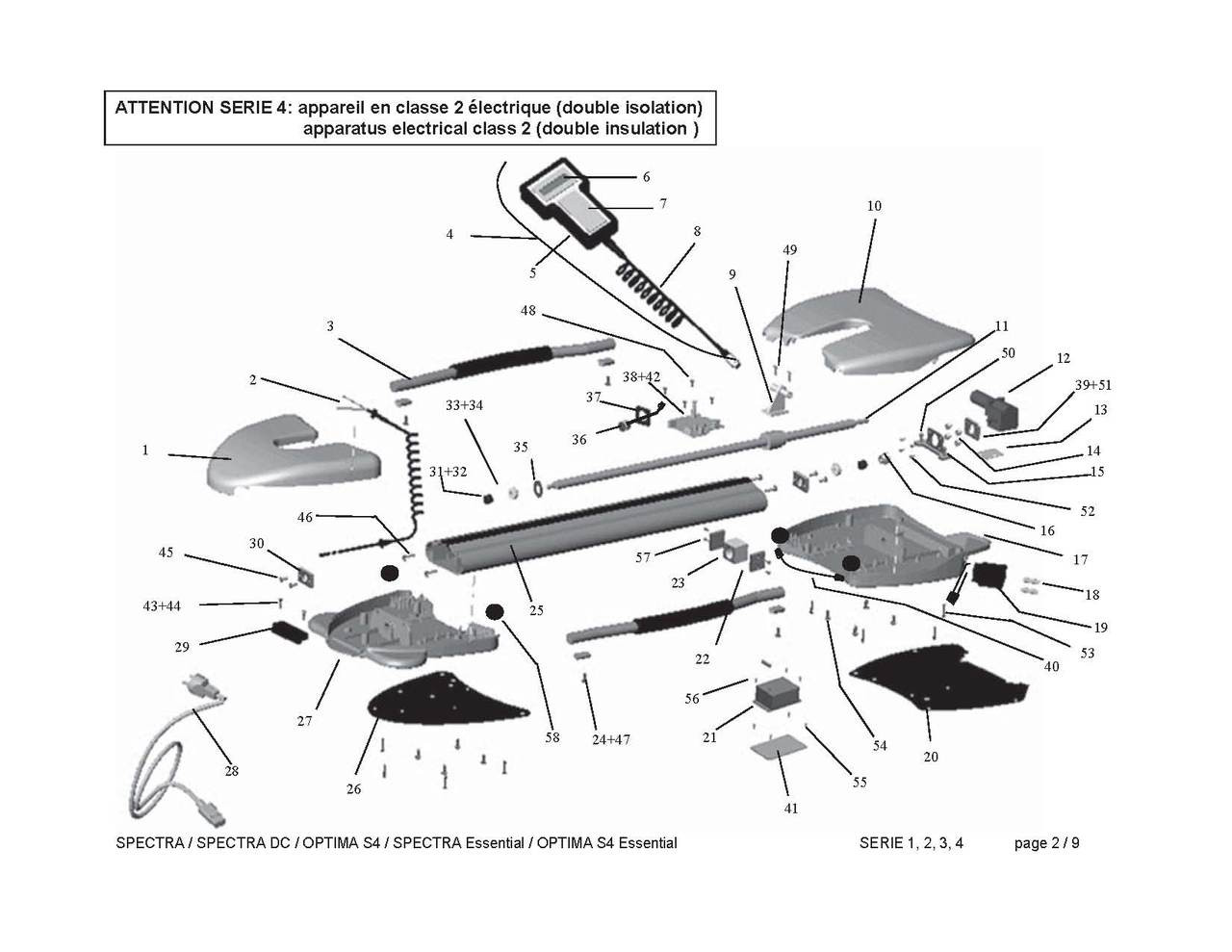 Kinetec Spectra Parts Diagram - medcom group