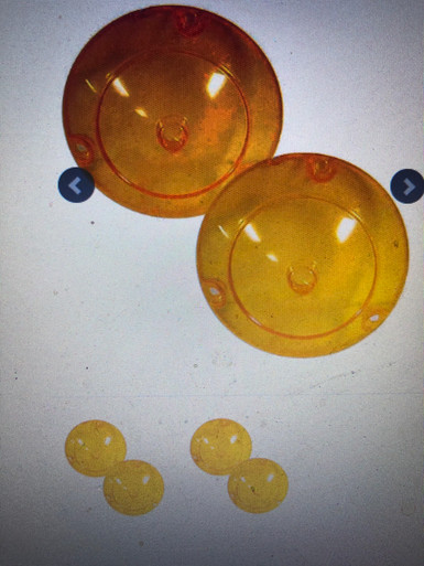 commando parking lens special AMBER SET - Jeepster Guru