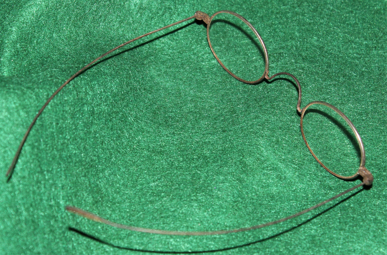 Civil War Soldiers Eyeglasses Yankee Rebel Antiques