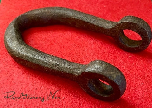 Revolutionary War Iron Wrist Shackle for prisoner, recovered at Crown ...