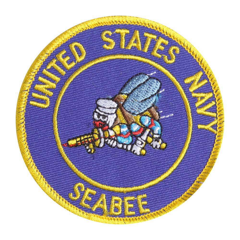 United States Navy Seabee Emblem Patch - Gravity Trading