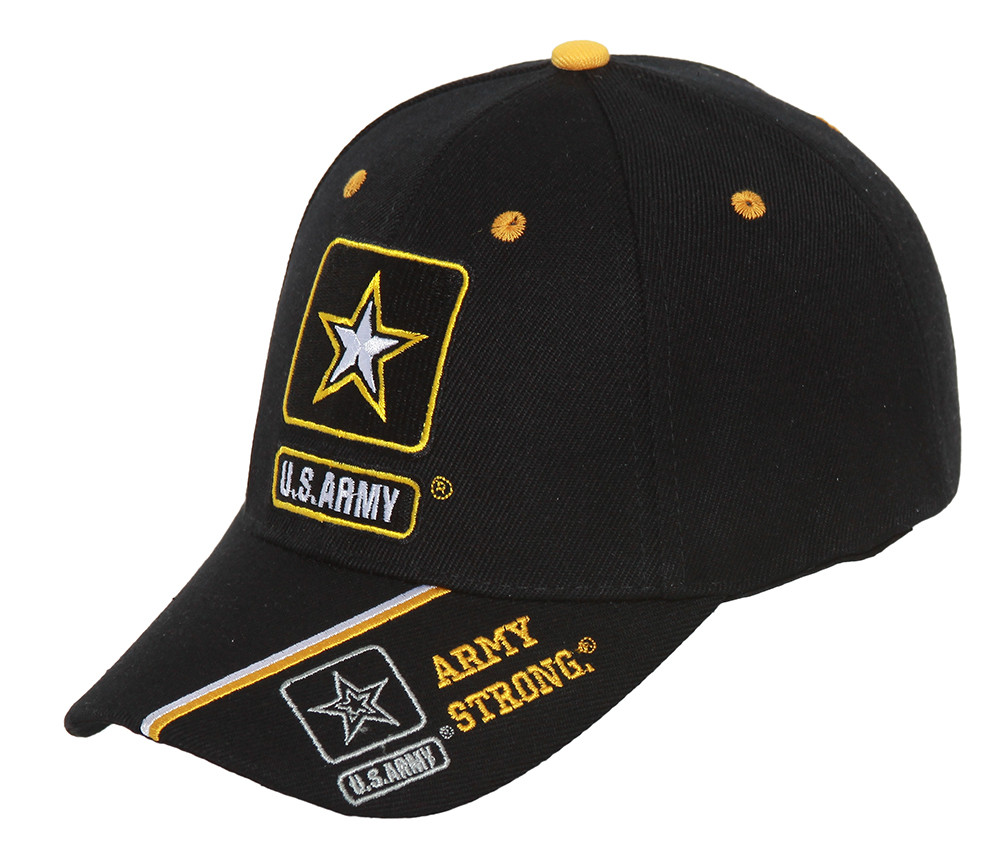 Military Army Star w/ Army Strong Adjustable Hat - Gravity Trading