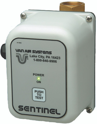 Auto Drain MDV-400I 1" NPT Brass Motorized Ball Valve - Van Air Inc