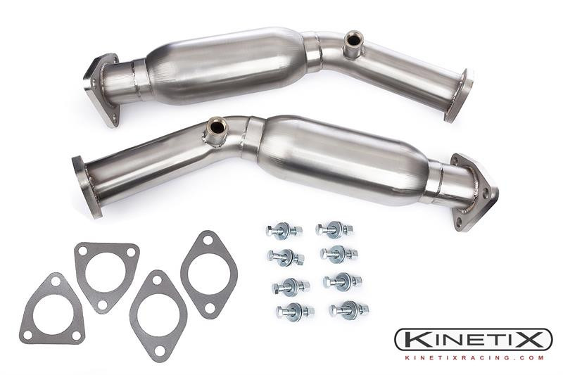 Kinetix Resonated Test Pipes TP for Infiniti G35 & Nissan 350Z (KX-DE-RTP)