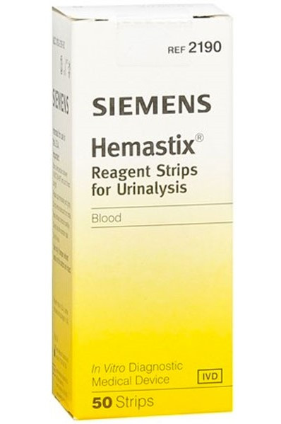 Siemens Hemastix Reagent Strips for Urinalysis - USA Medical and ...