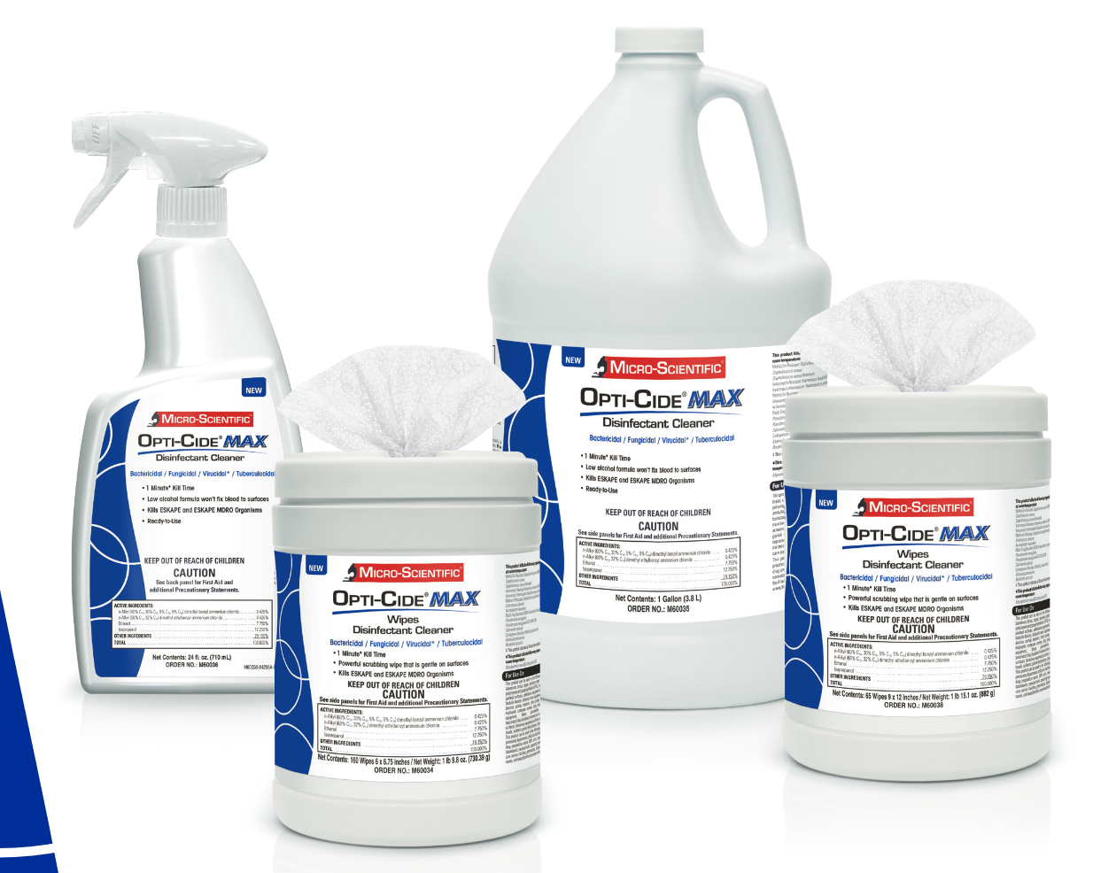 Opti-Cide MAX Surface Disinfectant Wipes | USAMedicalSurgical.com