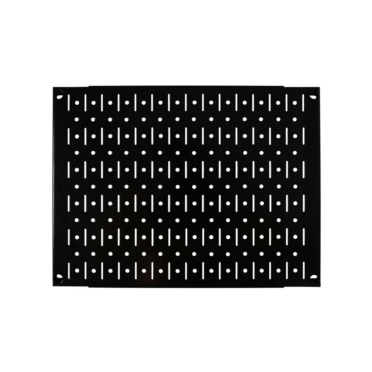 Scratch & Dent 12in Tall x 16in Wide Pegboard Panel - Black Metal ...