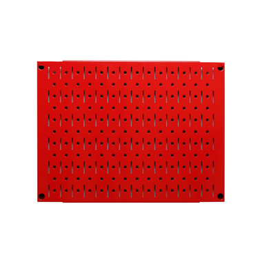 Scratch & Dent 12in Tall x 16in Wide Pegboard Panel - Red Metal ...
