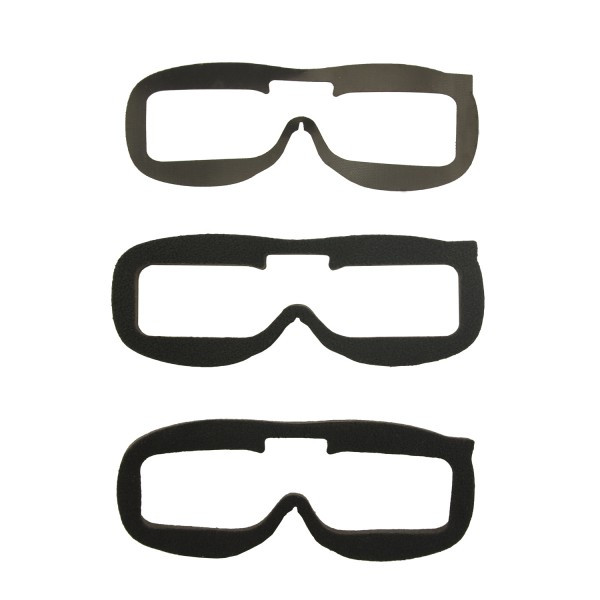Fat Shark Replacement 3p Velcro Faceplate Foam Kit Rotorlogic
