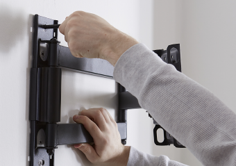 Full Tilt TV Wall Mount for TVs up to 75" Extends, Tilts, & Swivels