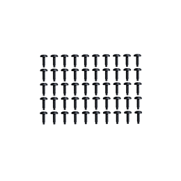 ECHOGEAR Rack Mount Screws 50 Pack - 10/32 Steel Screws With Attached ...
