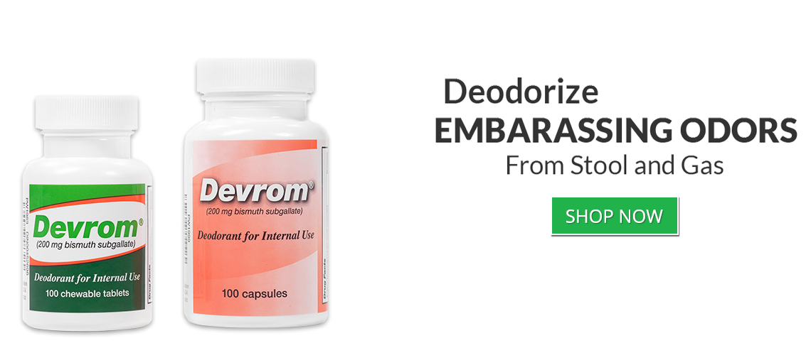 Flatulence Medication | Devrom Internal Deodorant