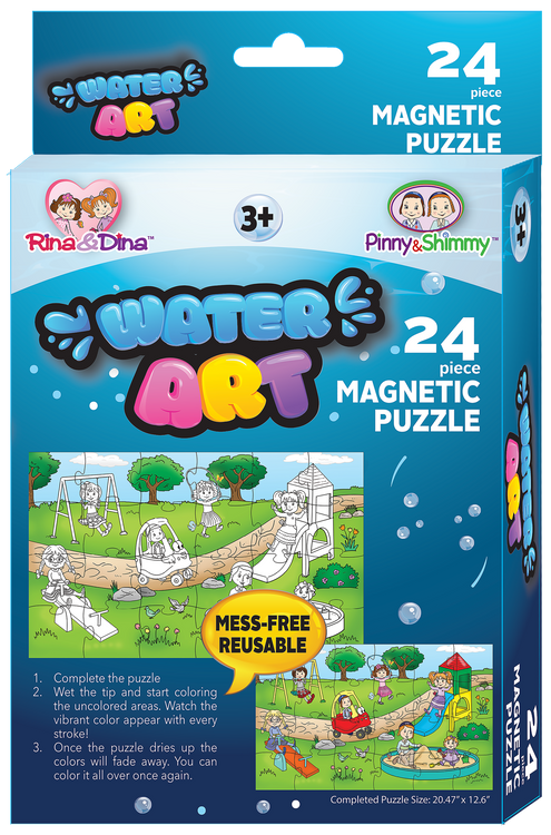 Water Art Magnetic 24 Piece Puzzle