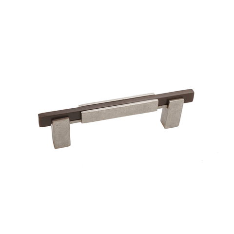Bronze Cabinet Handle: Contemporary Square Base Handle