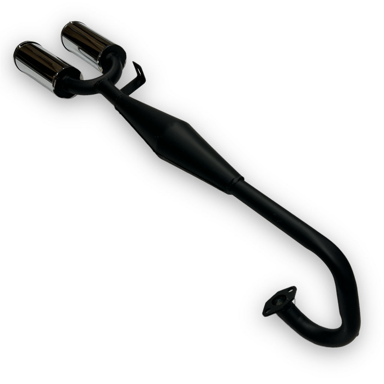 Mini Moto Twin Exhaust - Red Circles Motorcycles Limited