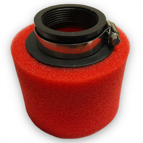 45mm Red Foam Pit Bike Air Filter - Red Circles Motorcycles Limited