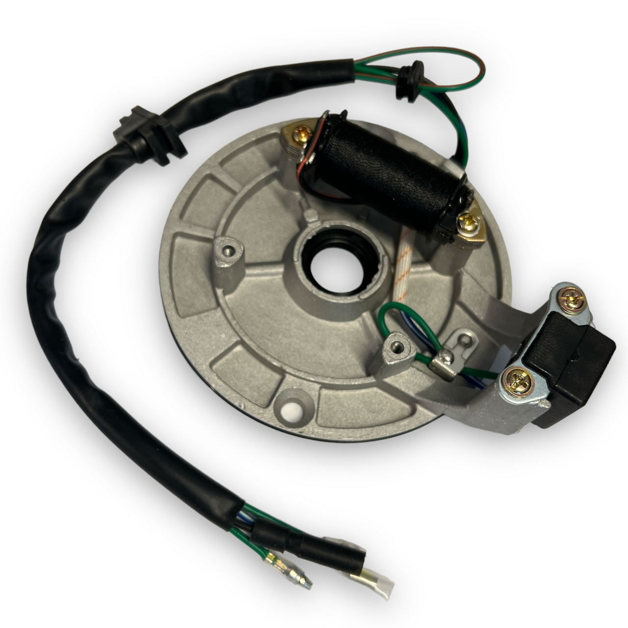 Single Coil Pit Bike Stator Plate - Red Circles Motorcycles Limited