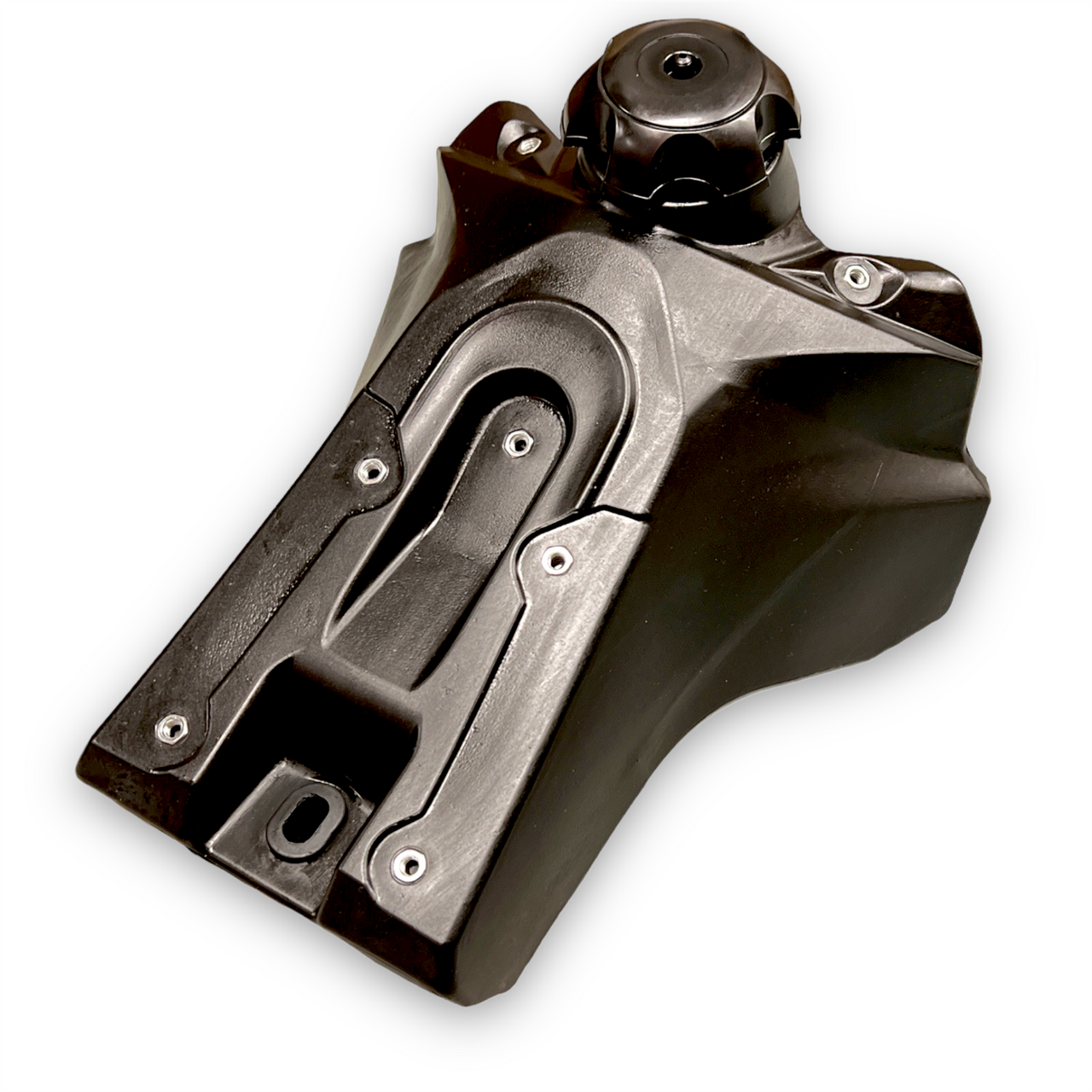 Black KURZ FS 110 / 140 Fuel Tank - Red Circles Motorcycles Limited