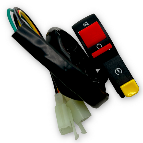 Pit Bike Start / Stop Kill Switch Button - Red Circles Motorcycles Limited