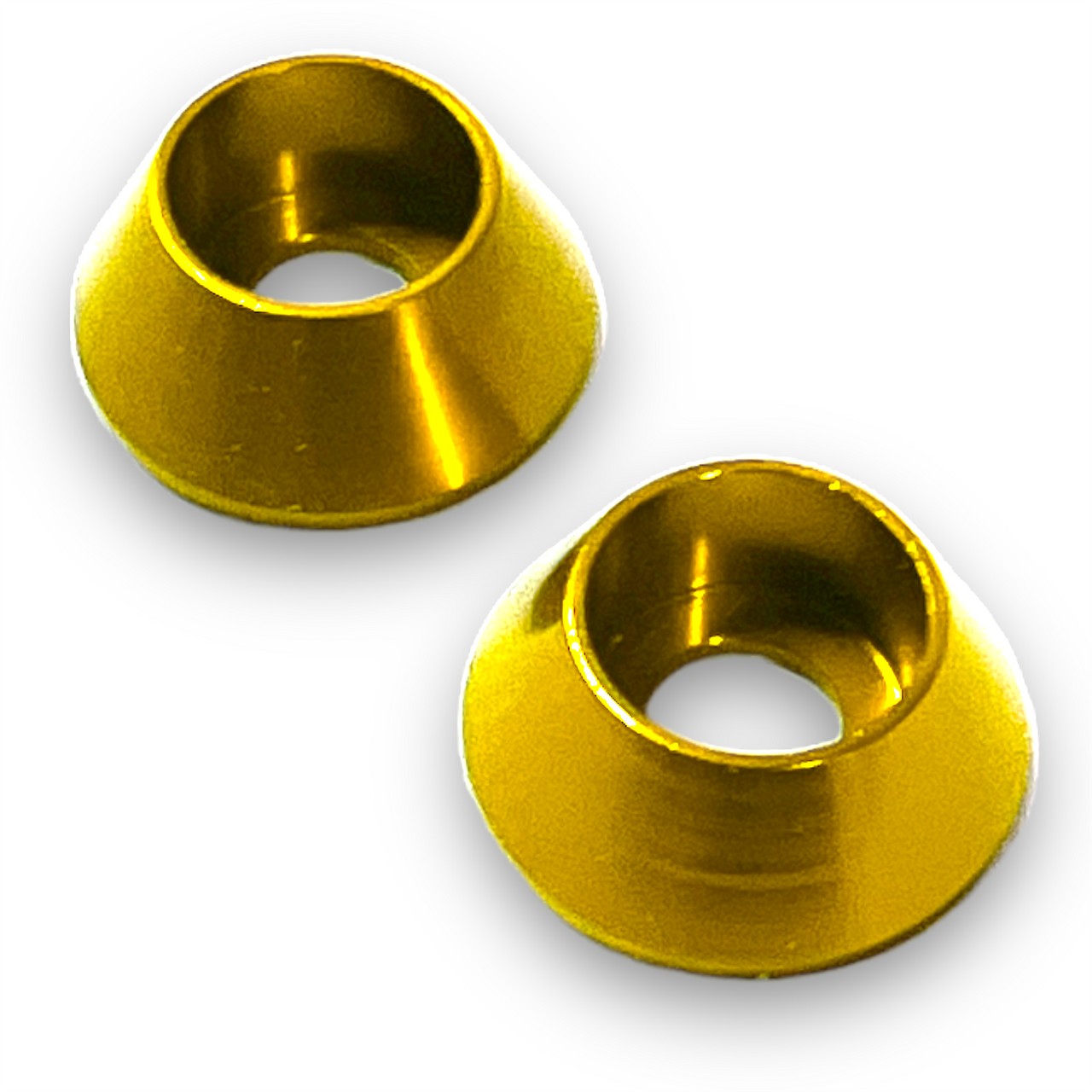 Gold 6mm Countersunk Pit Bike Plastics Mounting Washers - Red Circles ...