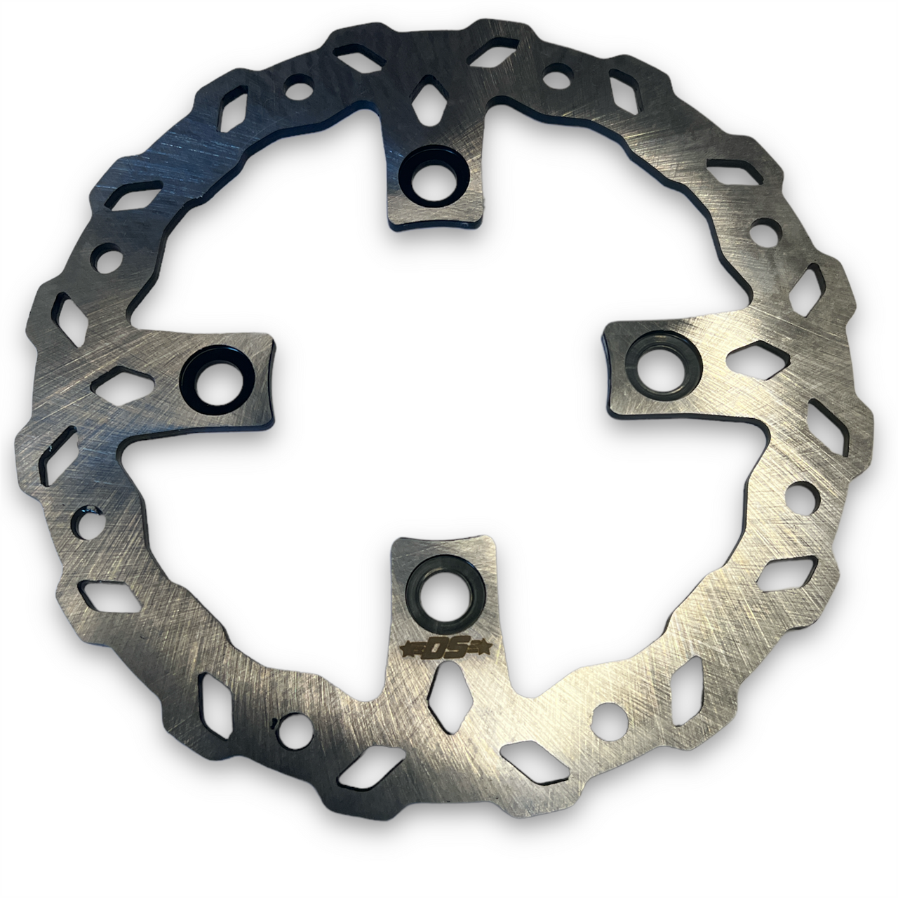 190mm Bucci Style SDG Pit Bike Brake Disc - Red Circles Motorcycles Limited