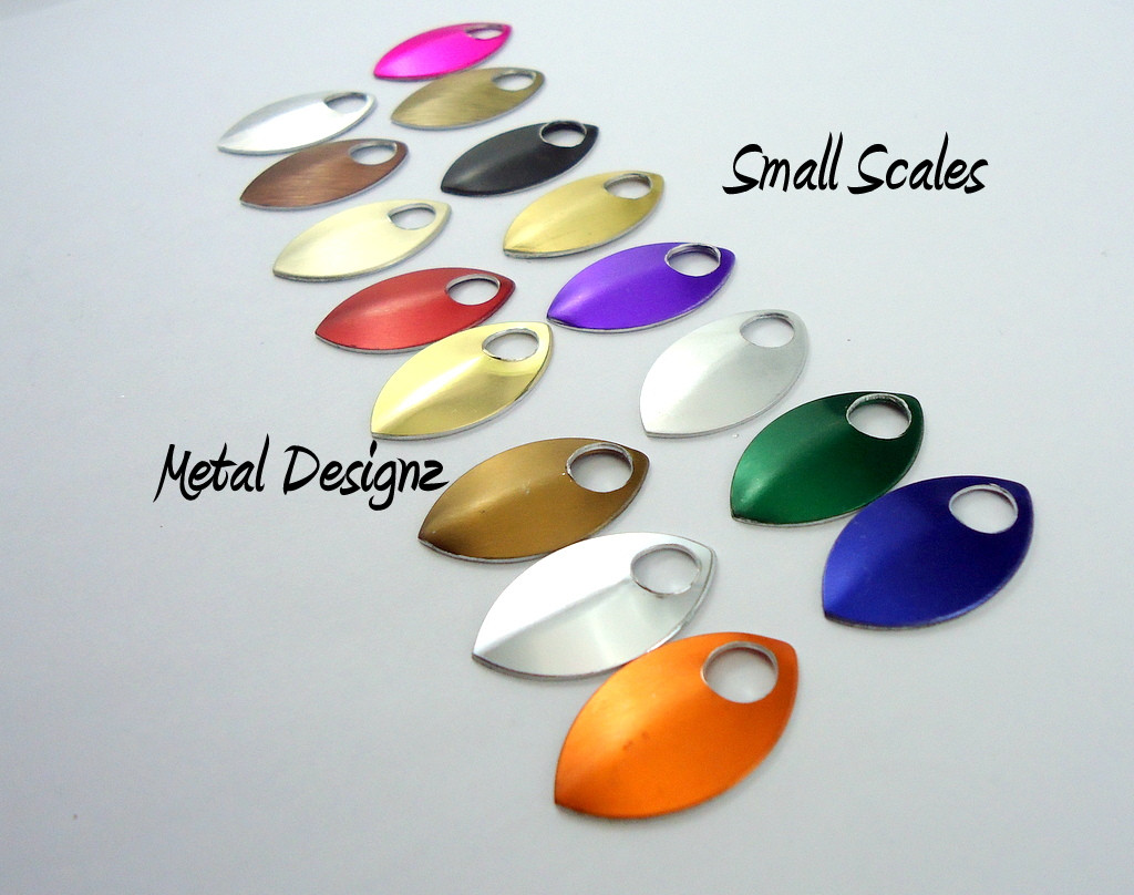 Anodized Aluminum Small Scales - Metal Designz