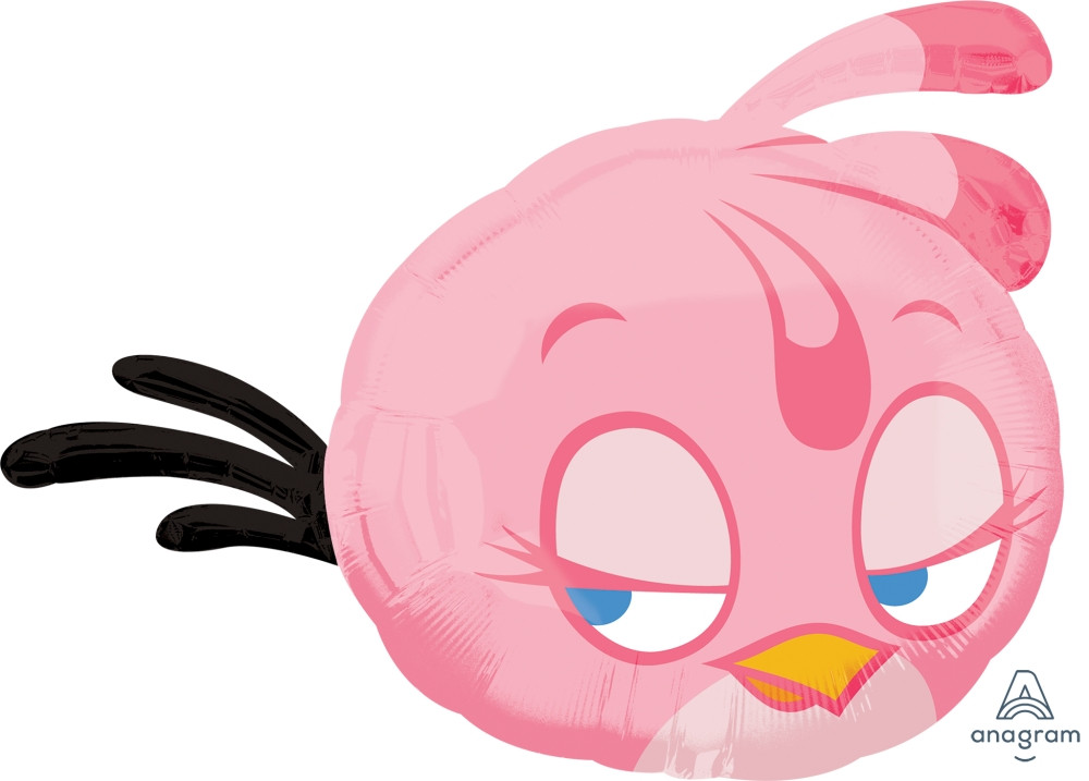 P38 27" Angry Birds-Pink Bird SuperShape™ XL® - WoW! Let's Party