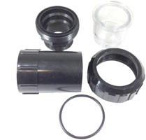 Zodiac Titan Sand Filter Barrel Union Assembly with Sight Glass 40mm ...