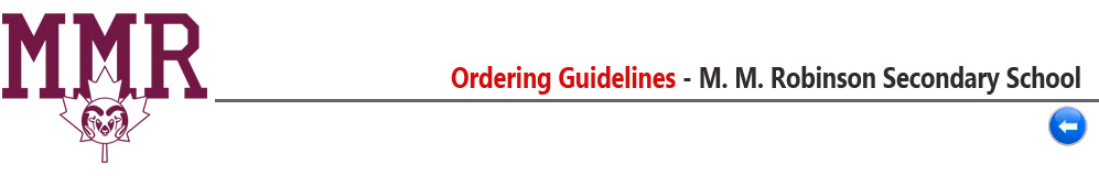 Ordering Guidelines - M. M. Robison S.S. | SchoolWear.ca