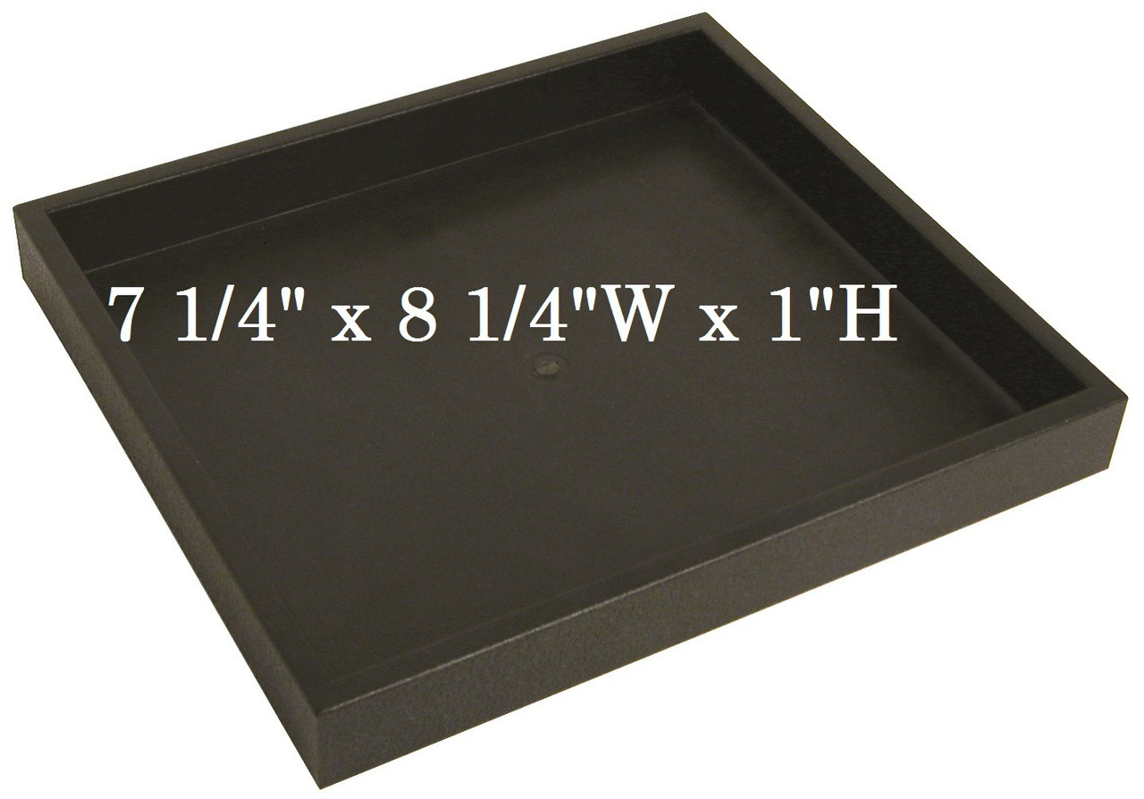 Half Size Black Plastic Utility Trays - 888 Display USA, Inc.