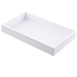 Half Size White Plastic Utility Trays - 888 Display USA, Inc.