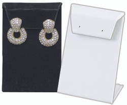 White Slotted Earring Display for up to 20 Pairs of Studs - 888 Display ...