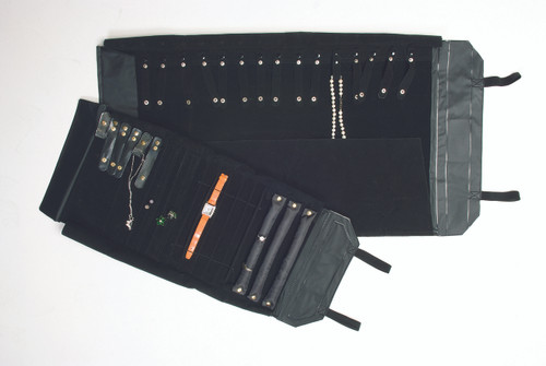 Vinyl Jewelry Rolls - 14 Sections (Watch/Bracelet) - 888 Display USA, Inc.