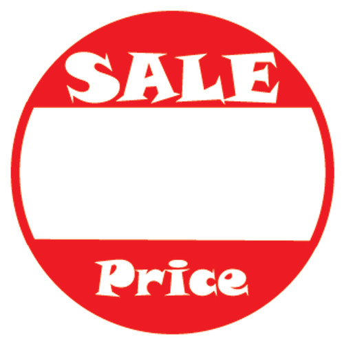 1" Self Adhesive Pre-Printed "SALE Price" Labels (500 labels) - 888 ...