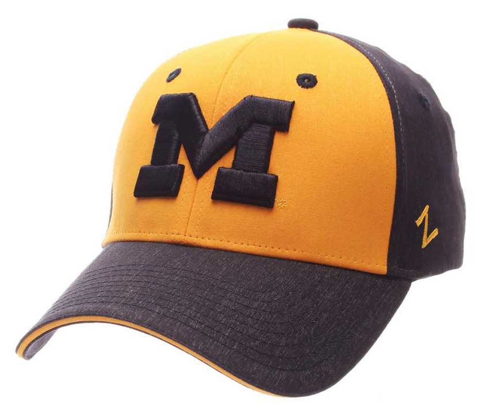 Zephyr Hats University of Michigan "M" Challenger Baseball Cap Hat ...