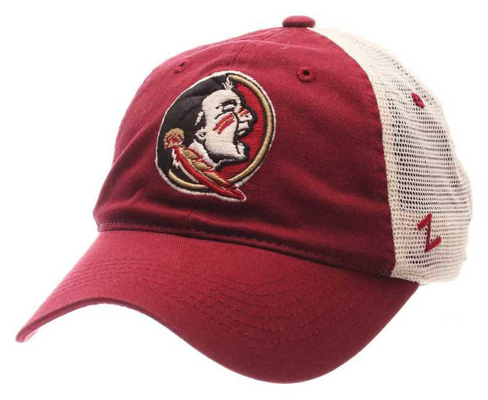 Zephyr Hats NCAA Florida State Seminoles Washed Trucker Snapback ...