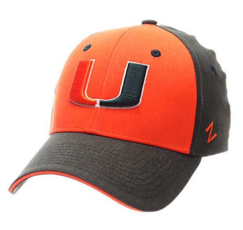 Zephyr Hats NCAA University of Miami Hurricanes "U" Baseball Cap Hat ...