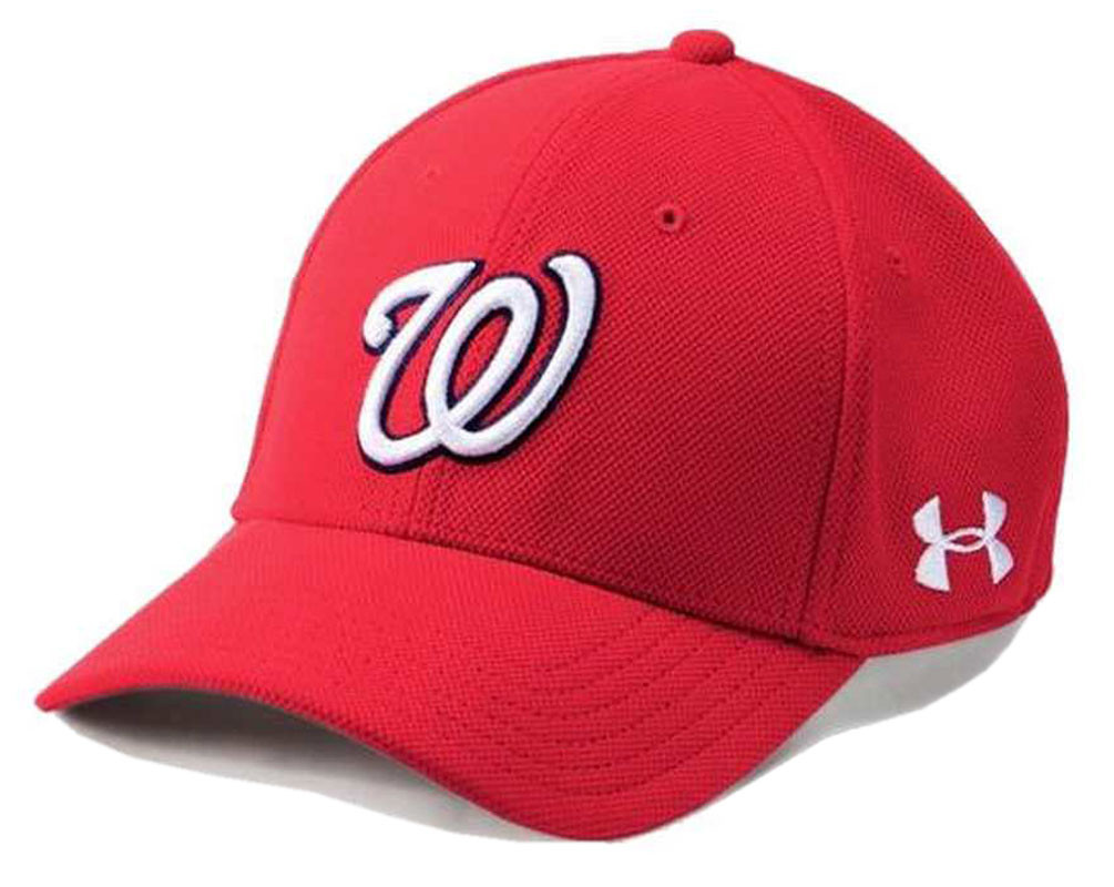 Under Armour UA Men's Washington Nationals MLB Adjustbale Blitzing ...